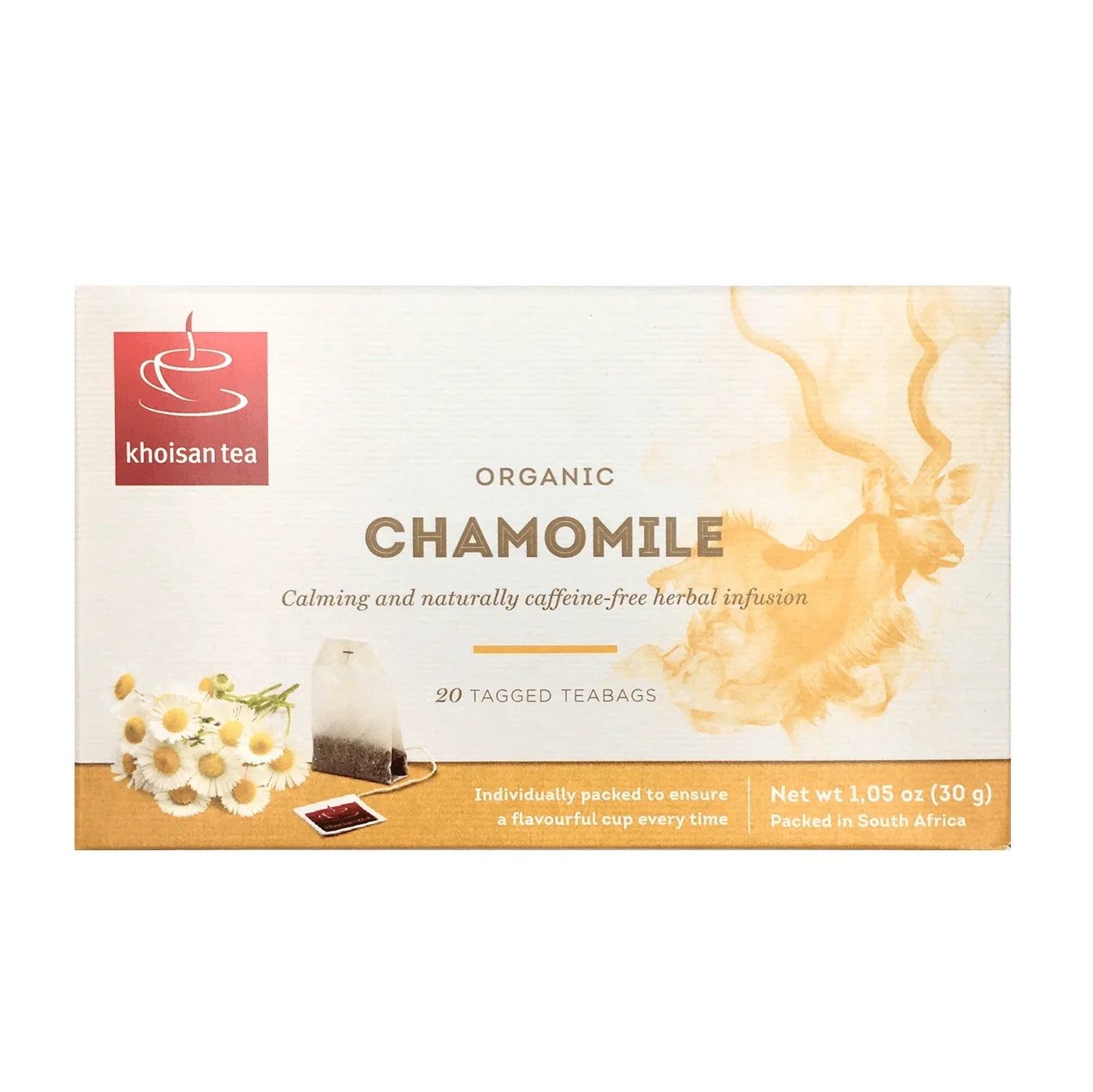 Khoisan - Organic Tea Chamomile 20 bags – Wildsprout